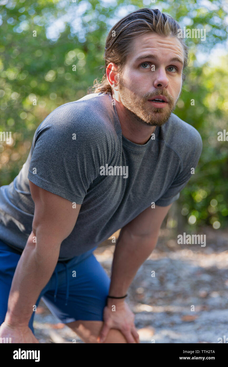 Man bending over hi-res stock photography and images - Alamy