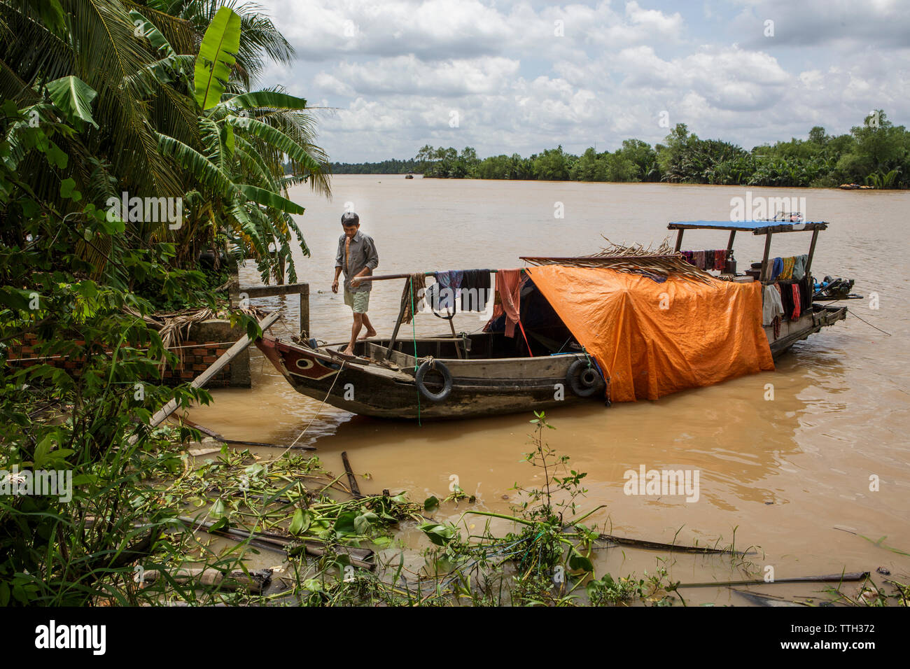 Mekong river channel hi-res stock photography and images - Alamy