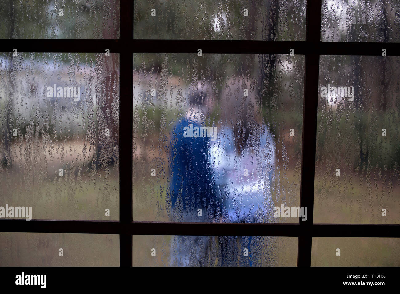 Couple seen through window hi-res stock photography and images - Alamy