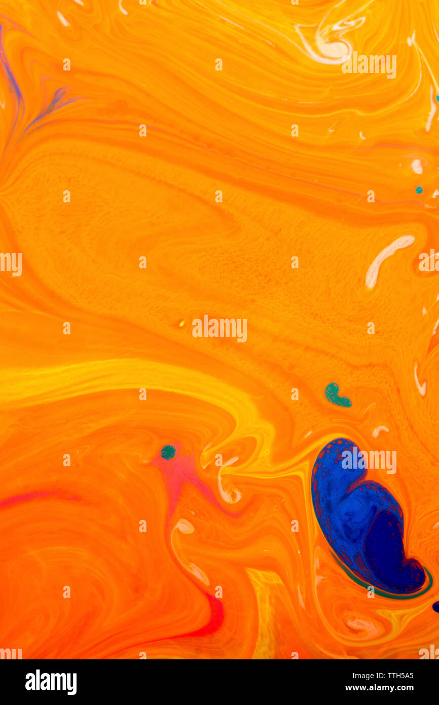 Abstract blue and orange painting hi-res stock photography and images ...