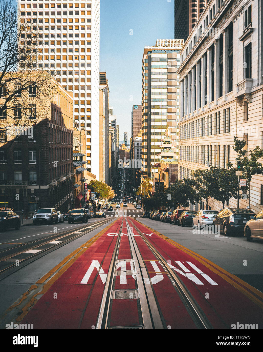California Street San Francisco Stock Photo - Alamy