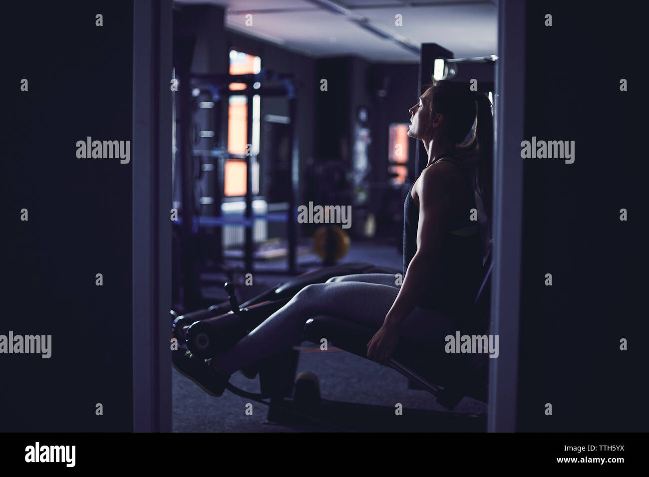 Legs workout hi-res stock photography and images - Alamy