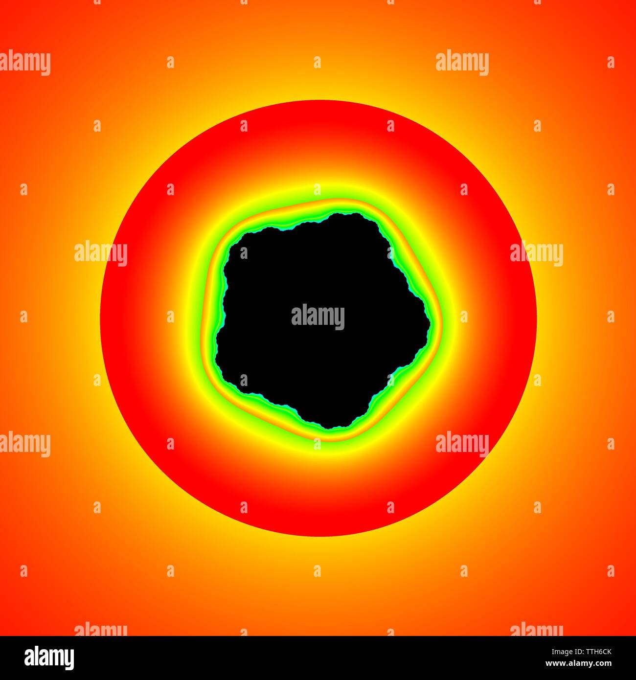 An image created using computer graphics of a mathematical object ...