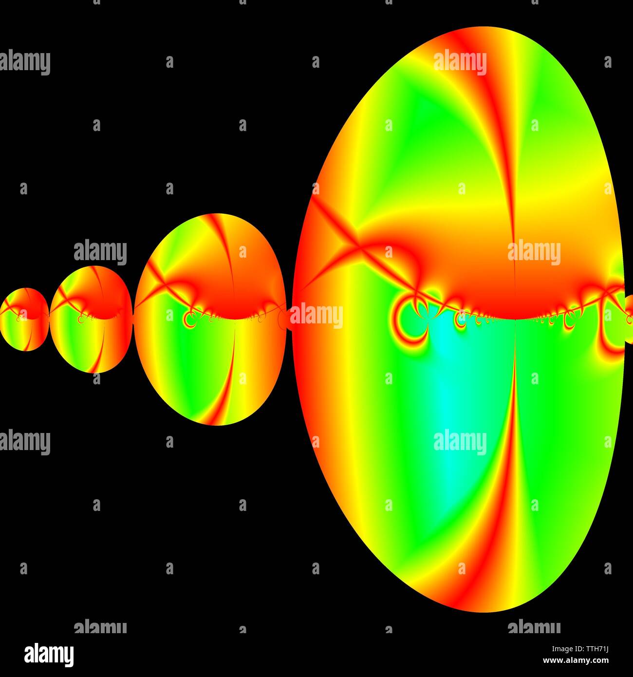 An image created using computer graphics of a mathematical object ...