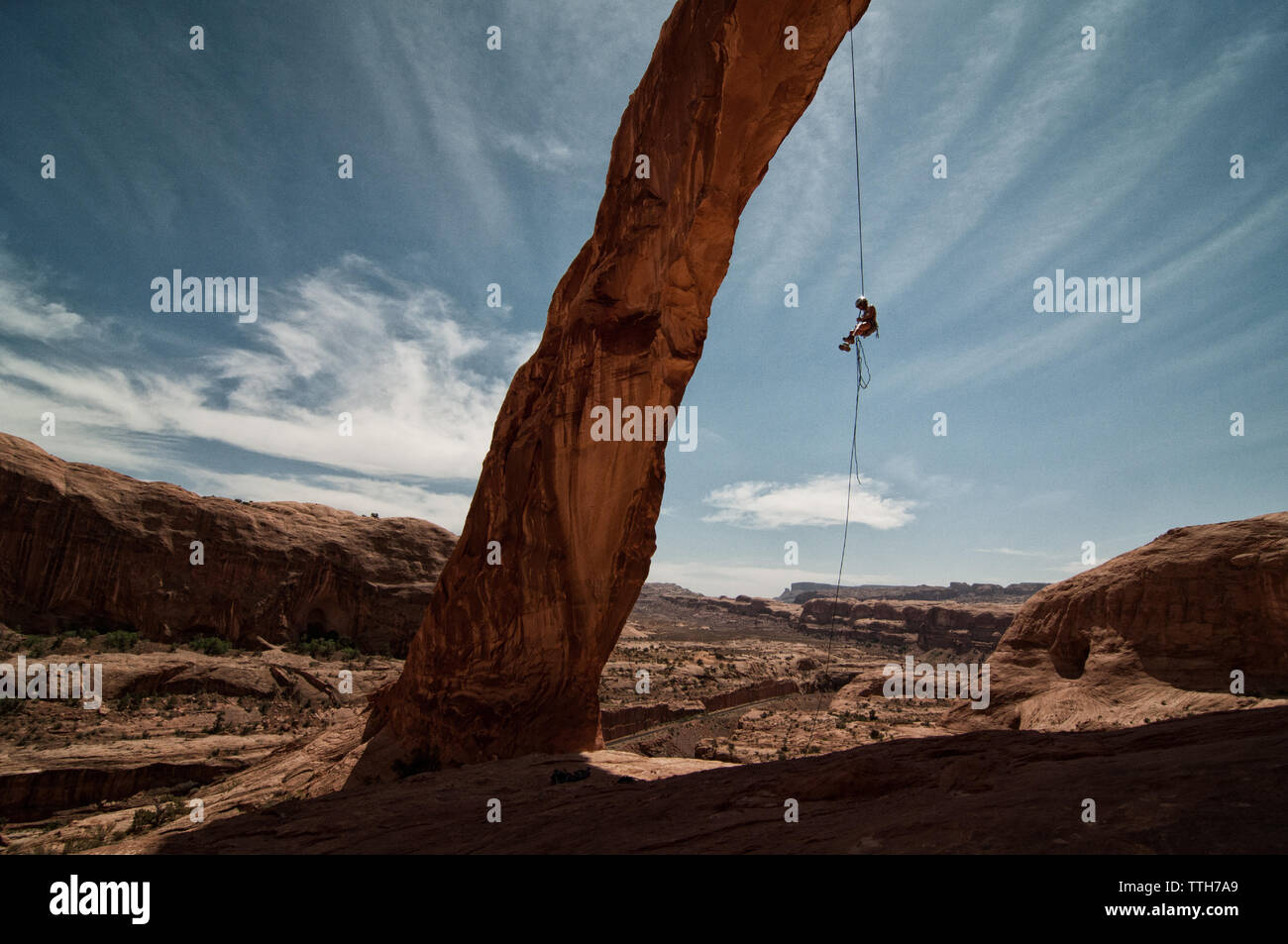 Rappelling utah hi-res stock photography and images - Alamy
