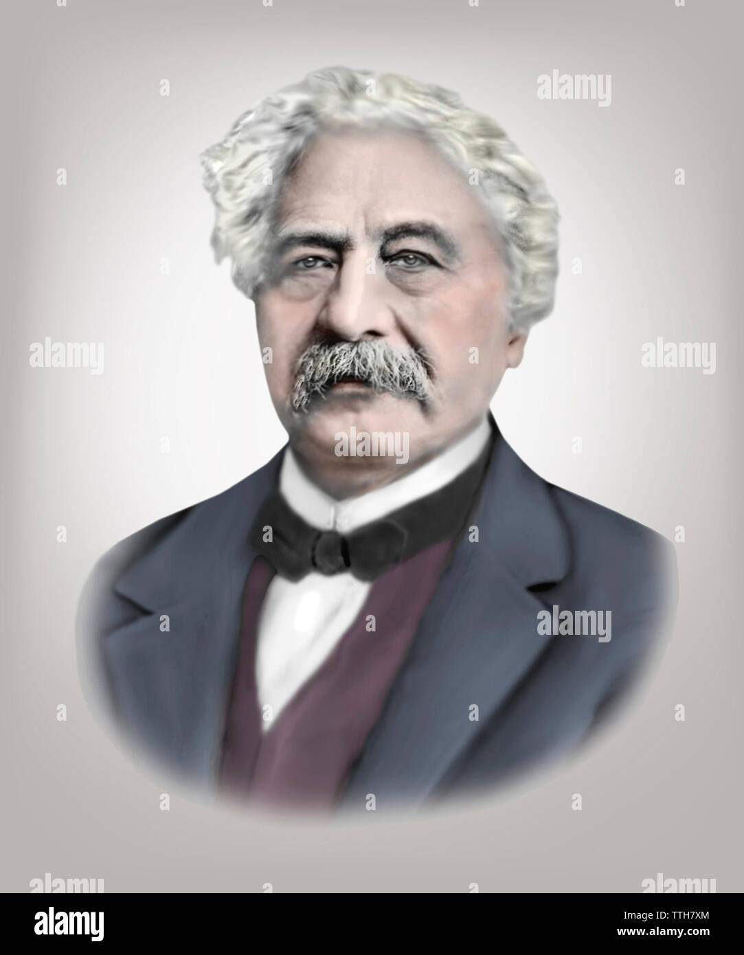 Ferdinand de Lesseps 1805-1894 French Diplomat Stock Photo - Alamy