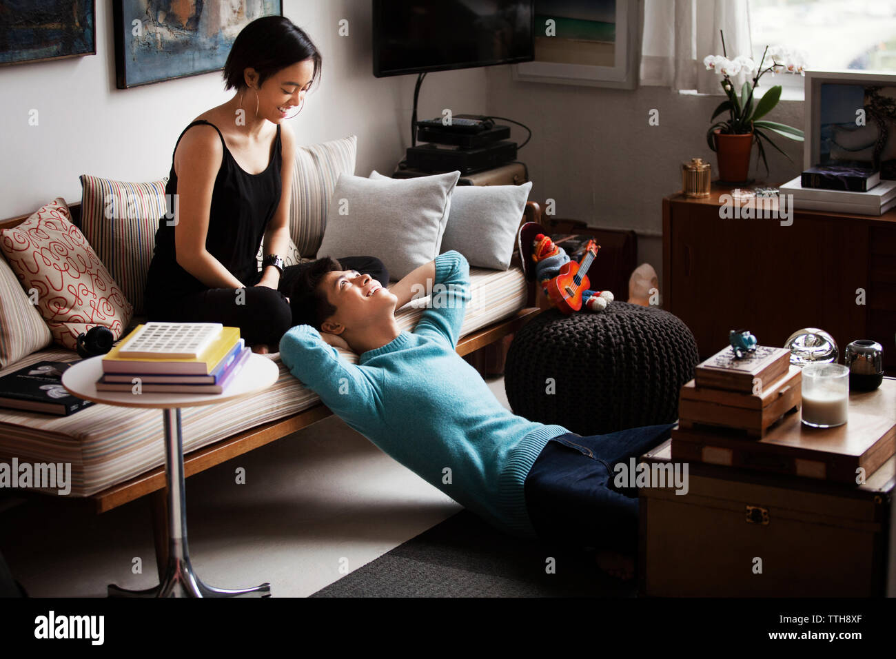 Happy living hi-res stock photography and images - Alamy