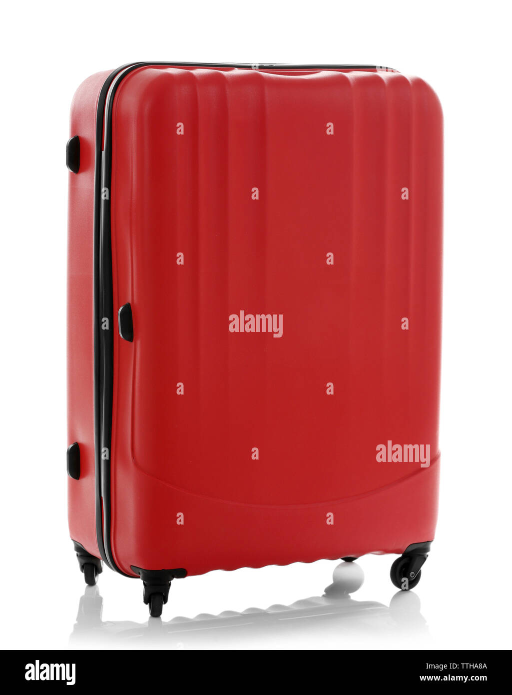 Suitcase isolated on white Stock Photo - Alamy