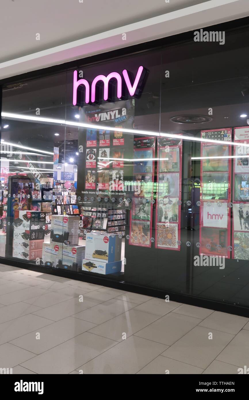 Hmv shop entrance hi-res stock photography and images - Alamy