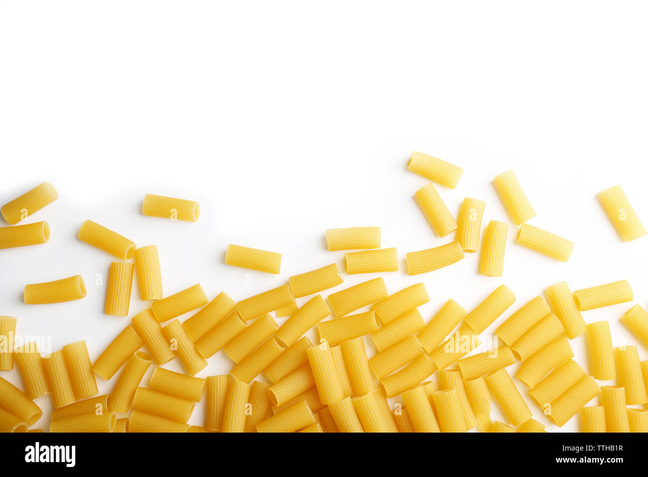 Italian pasta, top view Stock Photo - Alamy