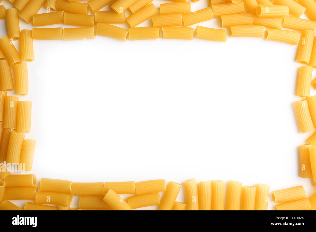 Italian pasta, top view Stock Photo - Alamy
