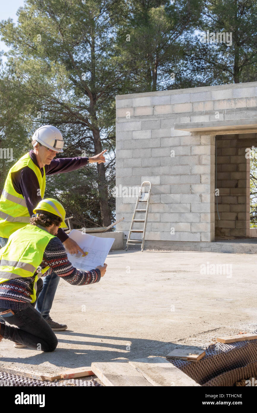 Building Permit: Obtaining Authorizations to Build a House Stock Photo ...