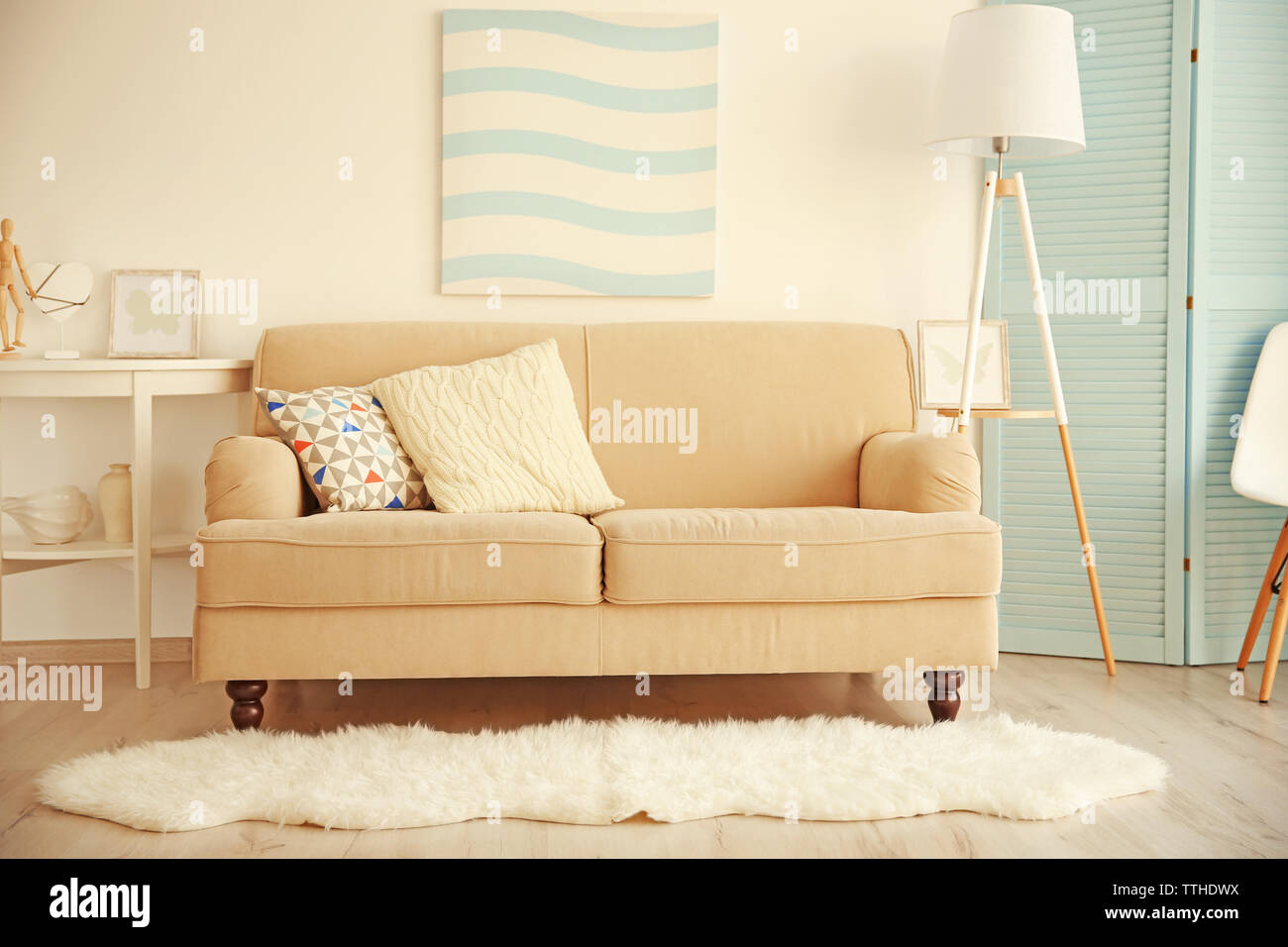 Modern room design interior Stock Photo - Alamy