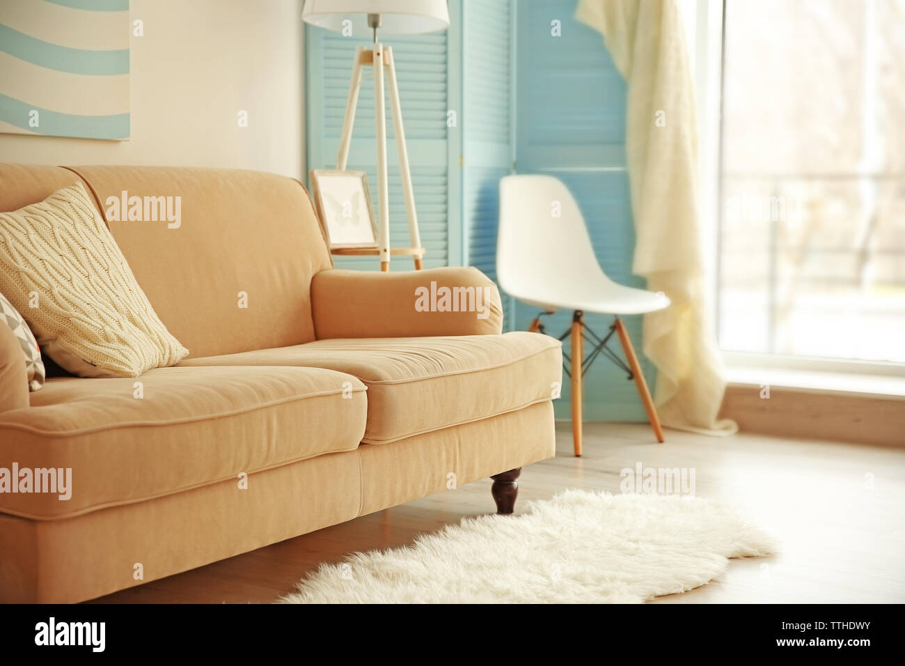 Modern room design interior Stock Photo - Alamy