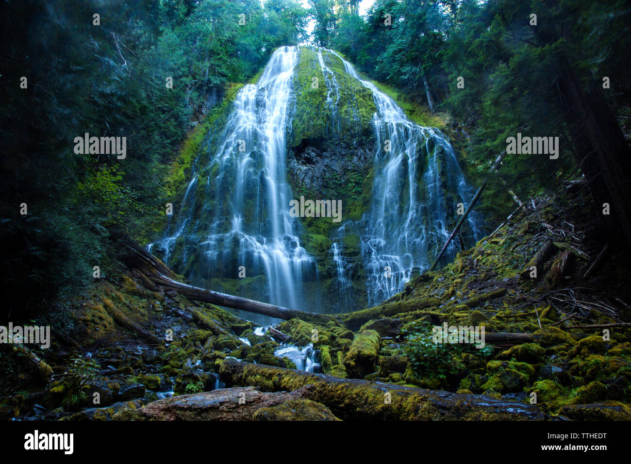 Idyllic waterfall hi-res stock photography and images - Alamy