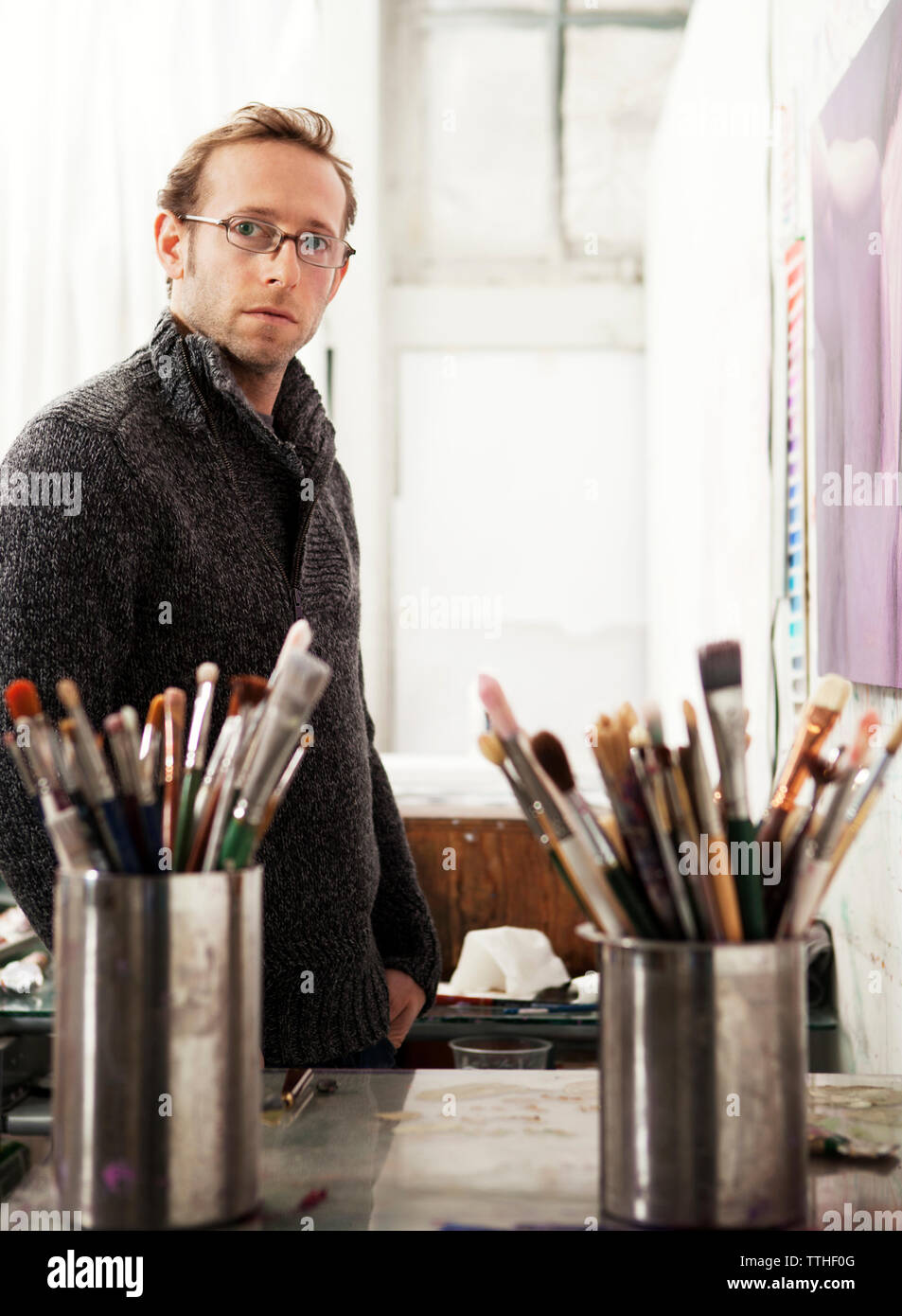 Portrait male artist in hi-res stock photography and images - Alamy