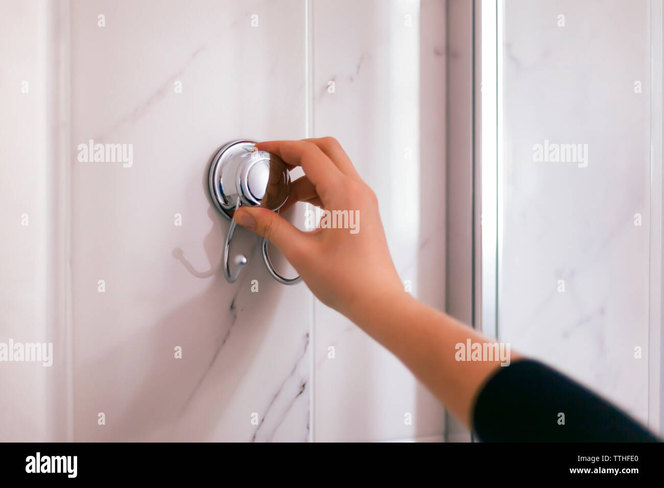 Woman hand hook hi-res stock photography and images - Alamy