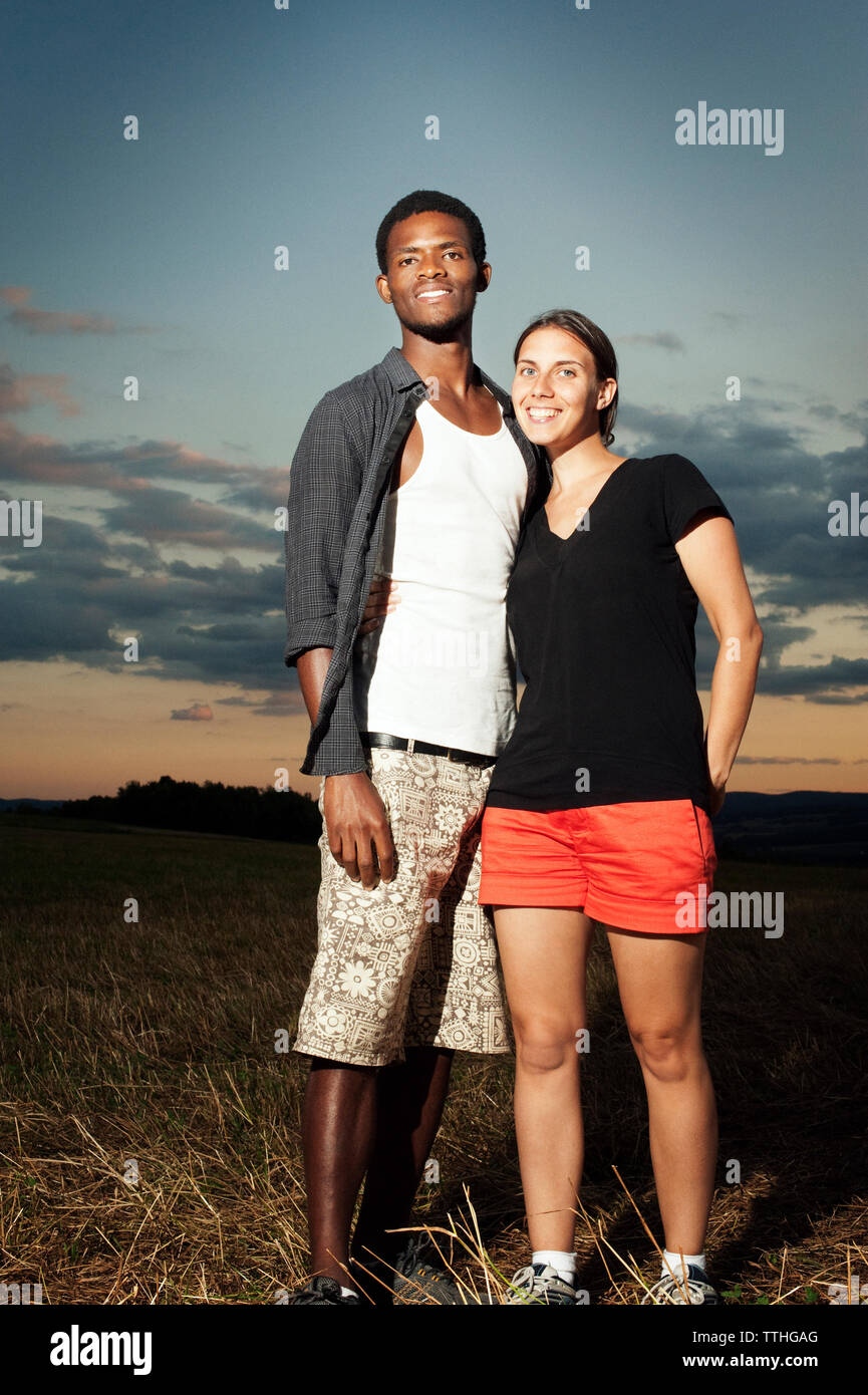 Beautiful african couple standing hi-res stock photography and images ...
