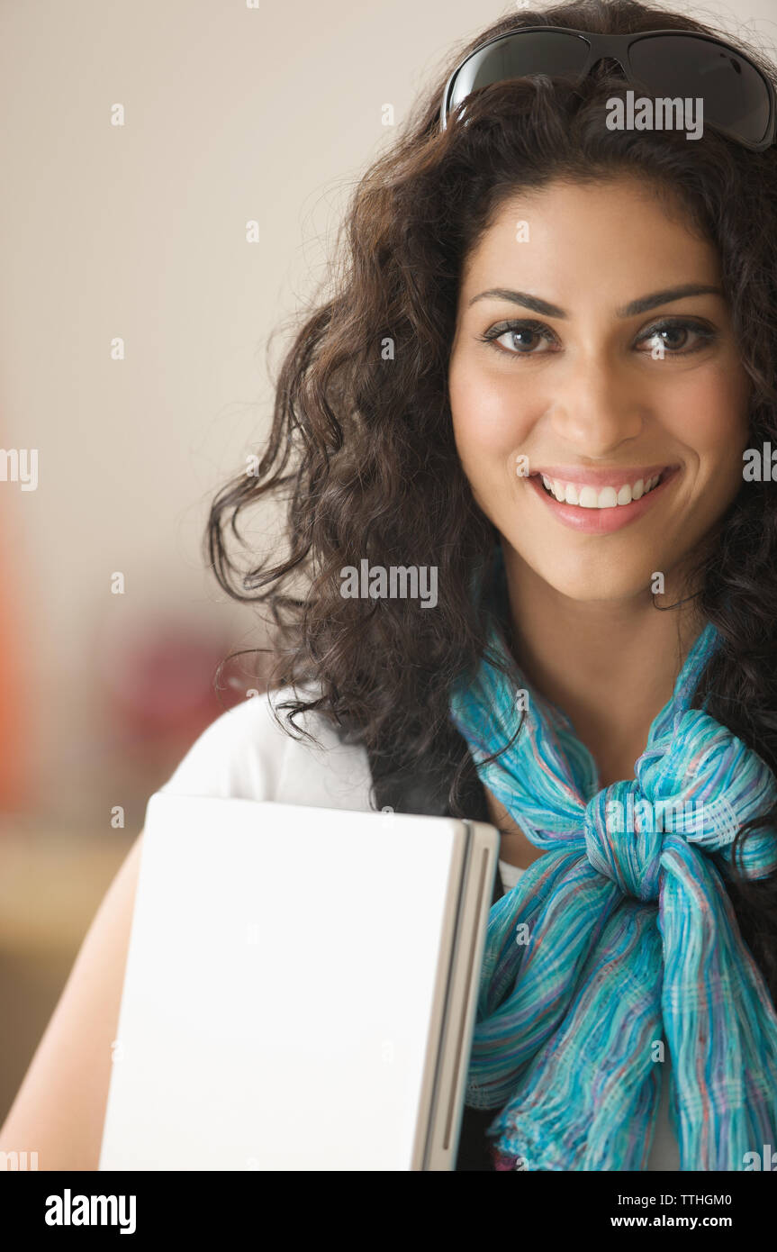 Portrait of a college student smiling Stock Photo - Alamy