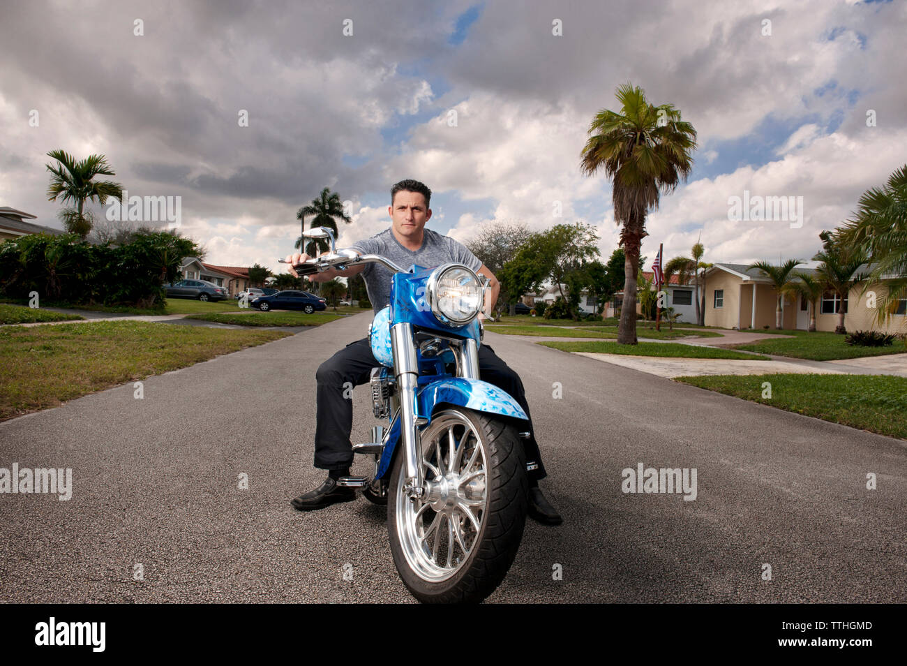 Motorcycle street hi-res stock photography and images - Alamy