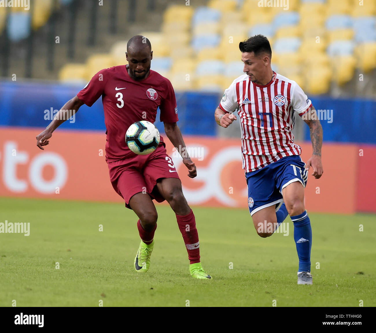 RIO DE JANEIRO, BRAZIL - June 16, 2019: Copa America Group B game ...
