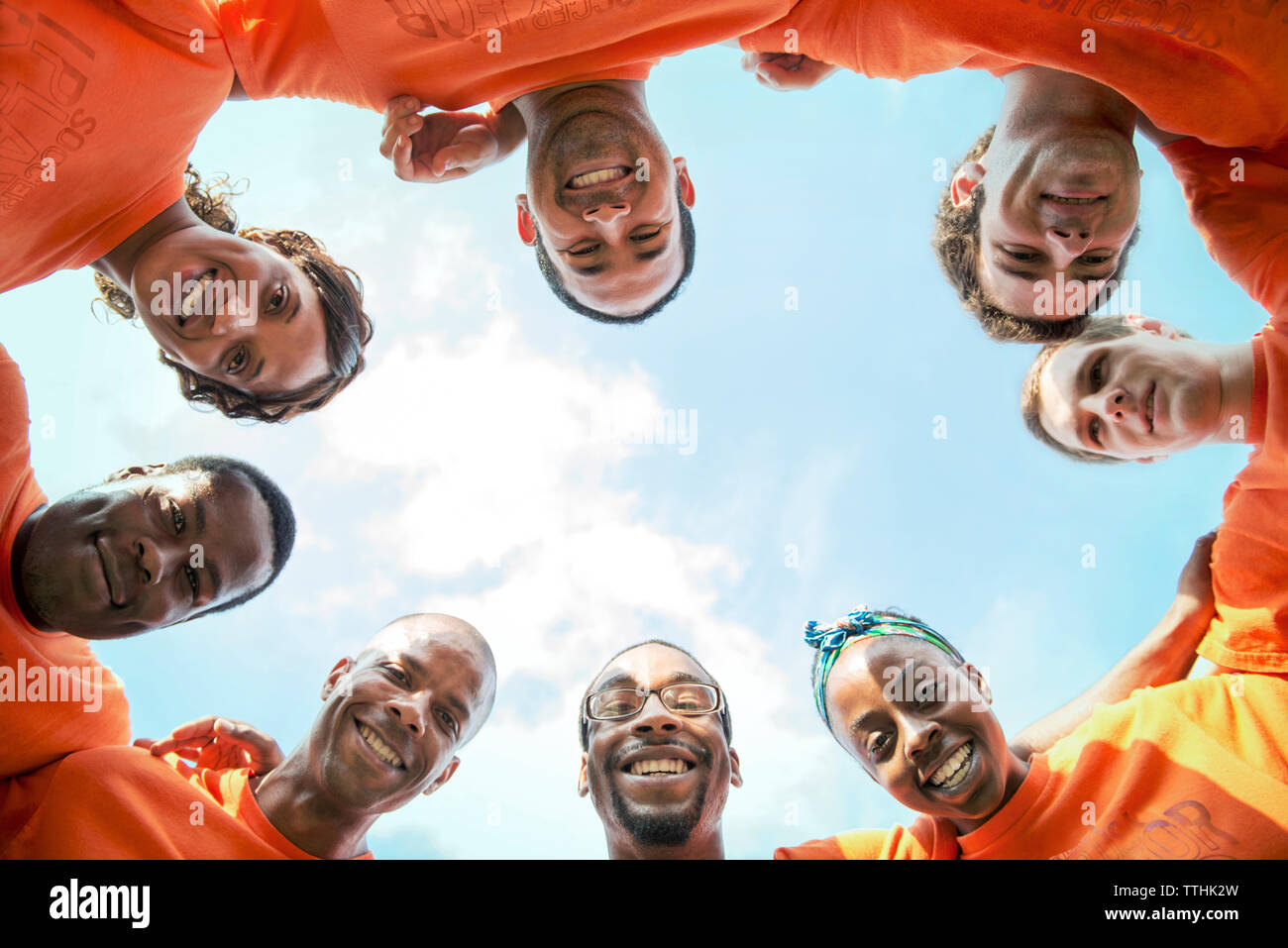 Happy team hi-res stock photography and images - Alamy