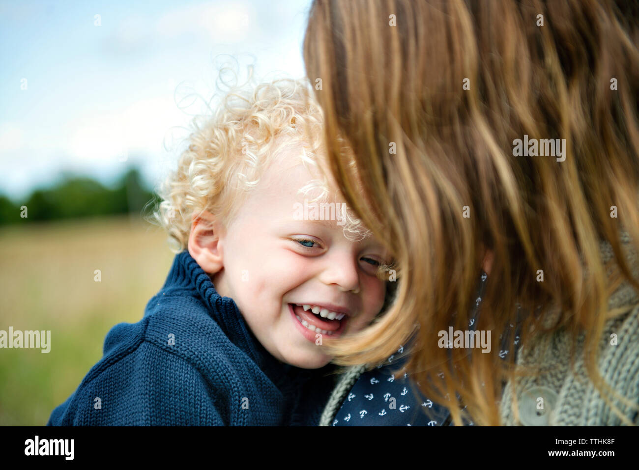 Smiling son hi-res stock photography and images - Alamy