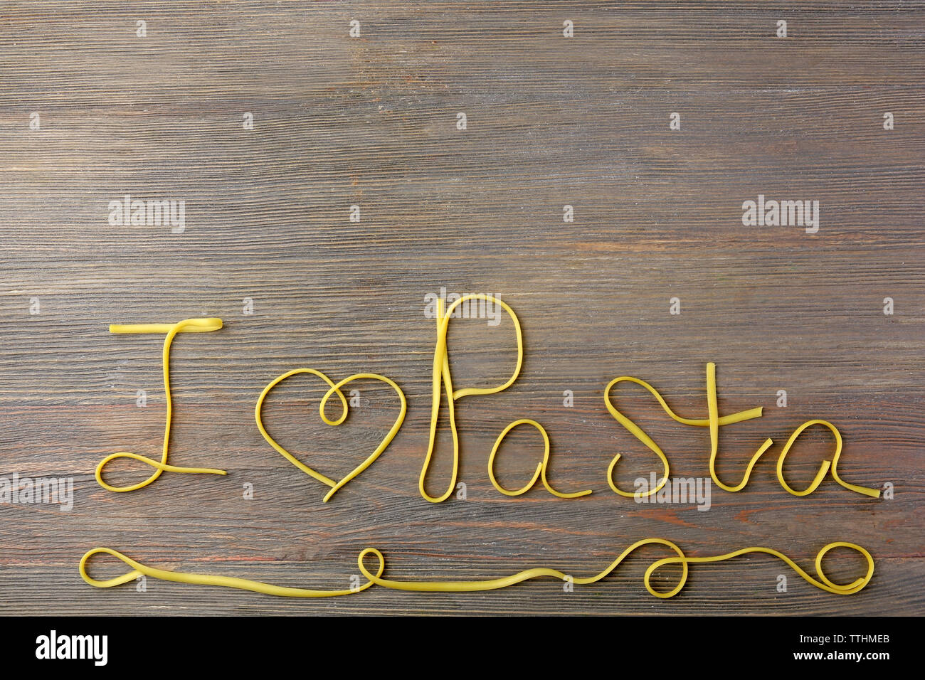 I love pasta hi-res stock photography and images - Alamy