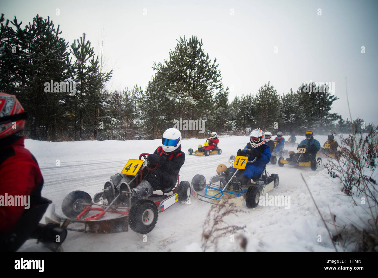 Riding go carts hi-res stock photography and images - Alamy