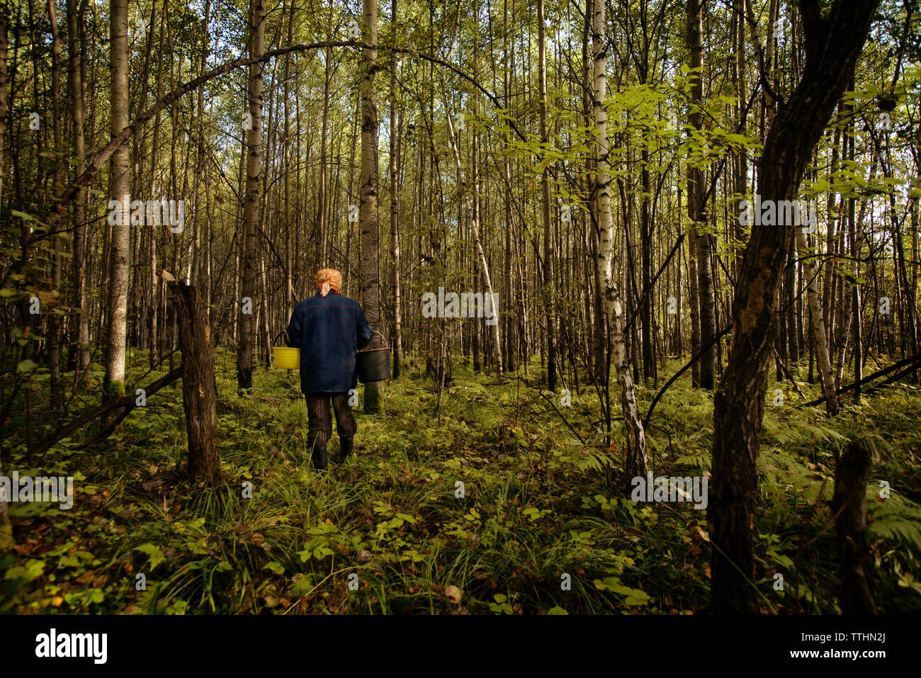 Man carrying buckets hi-res stock photography and images - Alamy