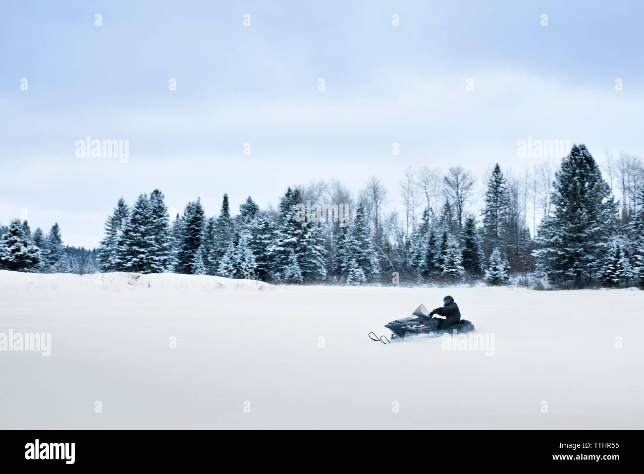 Snowmobile motion snowmobiling hi-res stock photography and images - Alamy