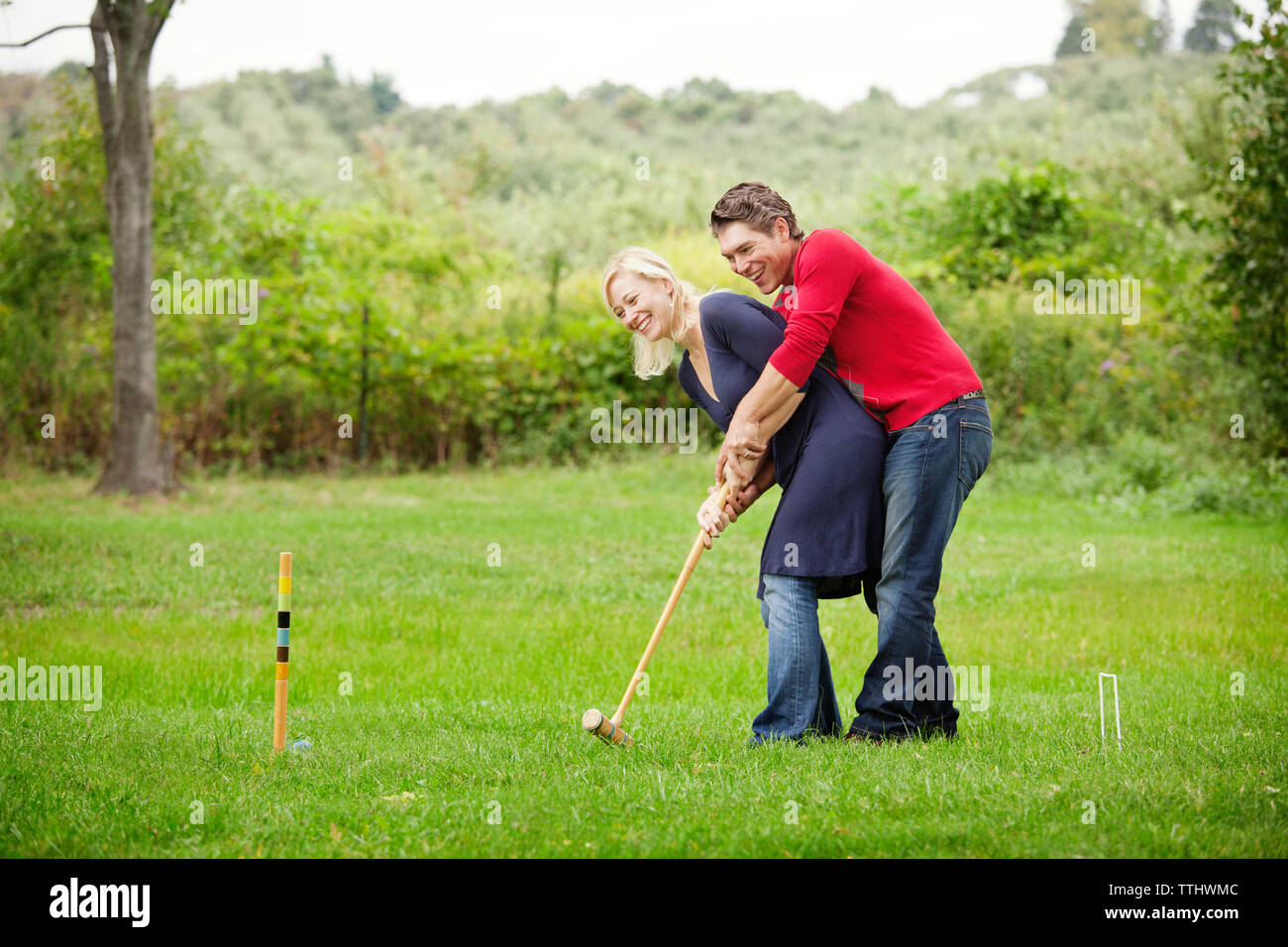 Croquet field hi-res stock photography and images - Alamy