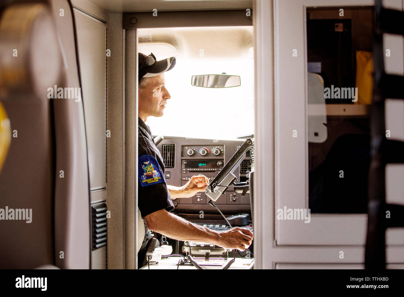 Old ambulance interior hi-res stock photography and images - Alamy
