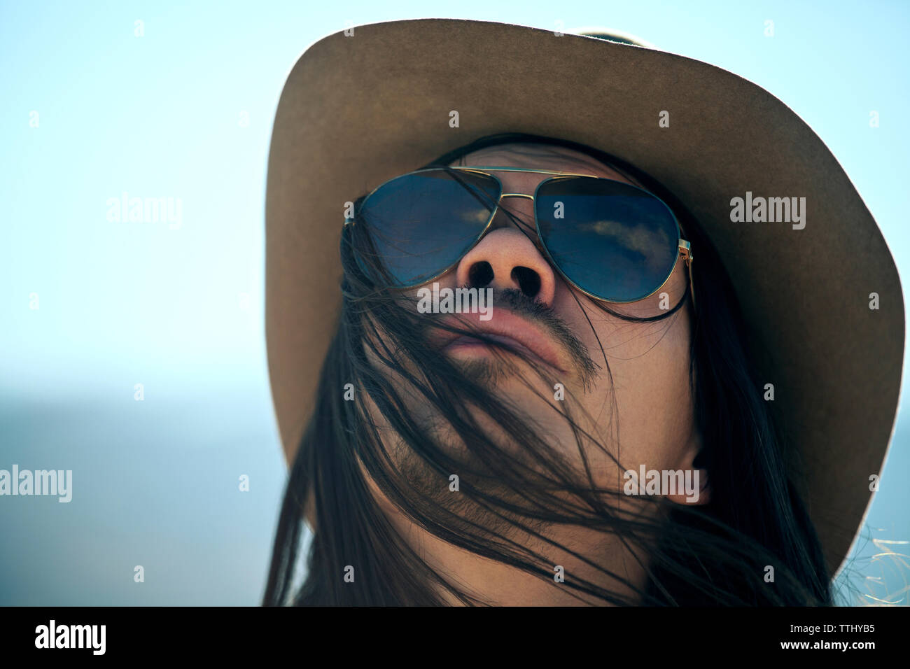 Low angle of cowboy hi-res stock photography and images - Alamy