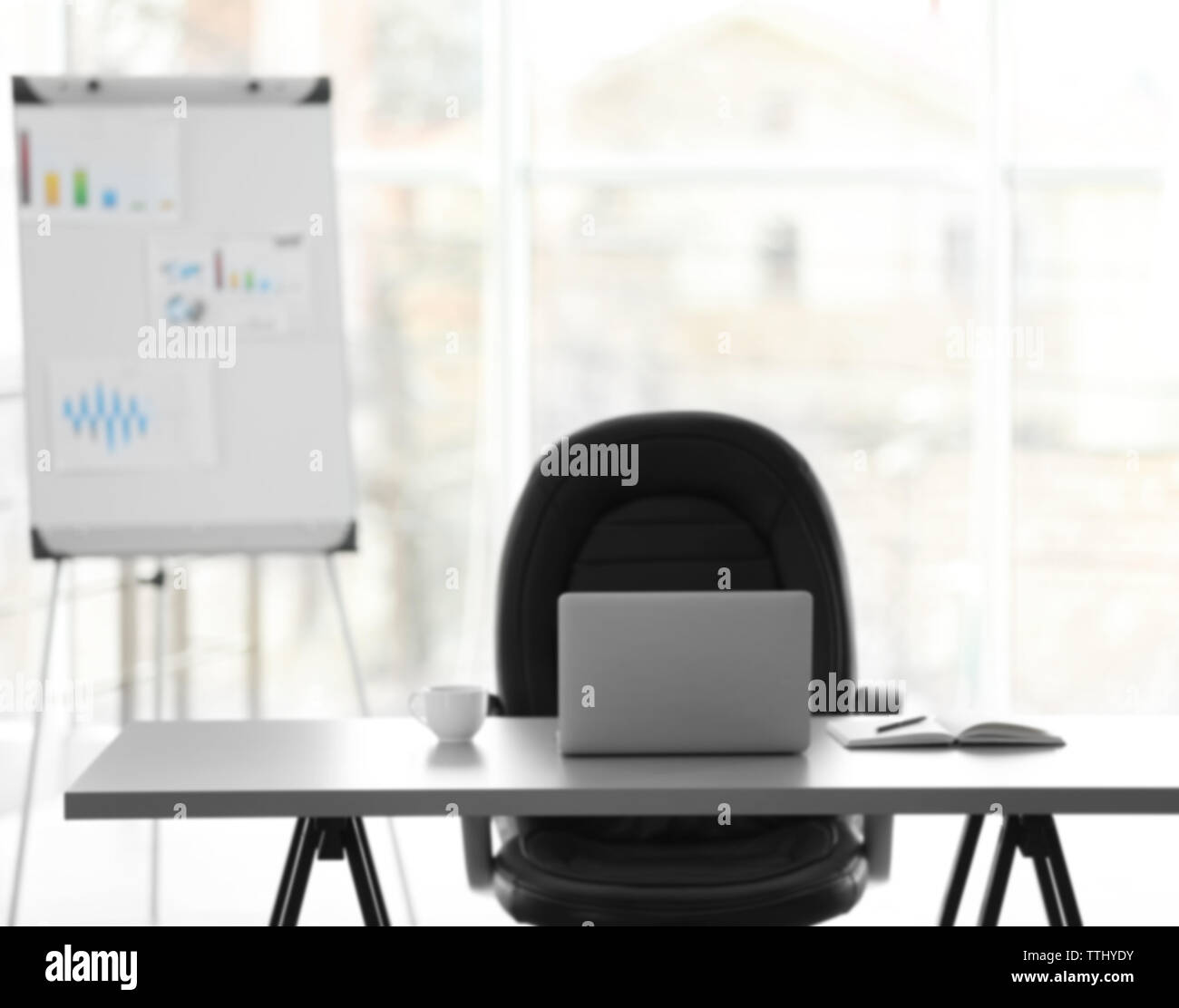 Modern stylish office work place Stock Photo - Alamy