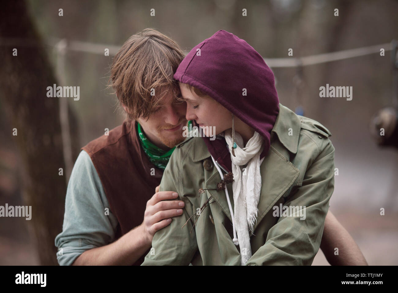 Romancing couple hi-res stock photography and images - Alamy