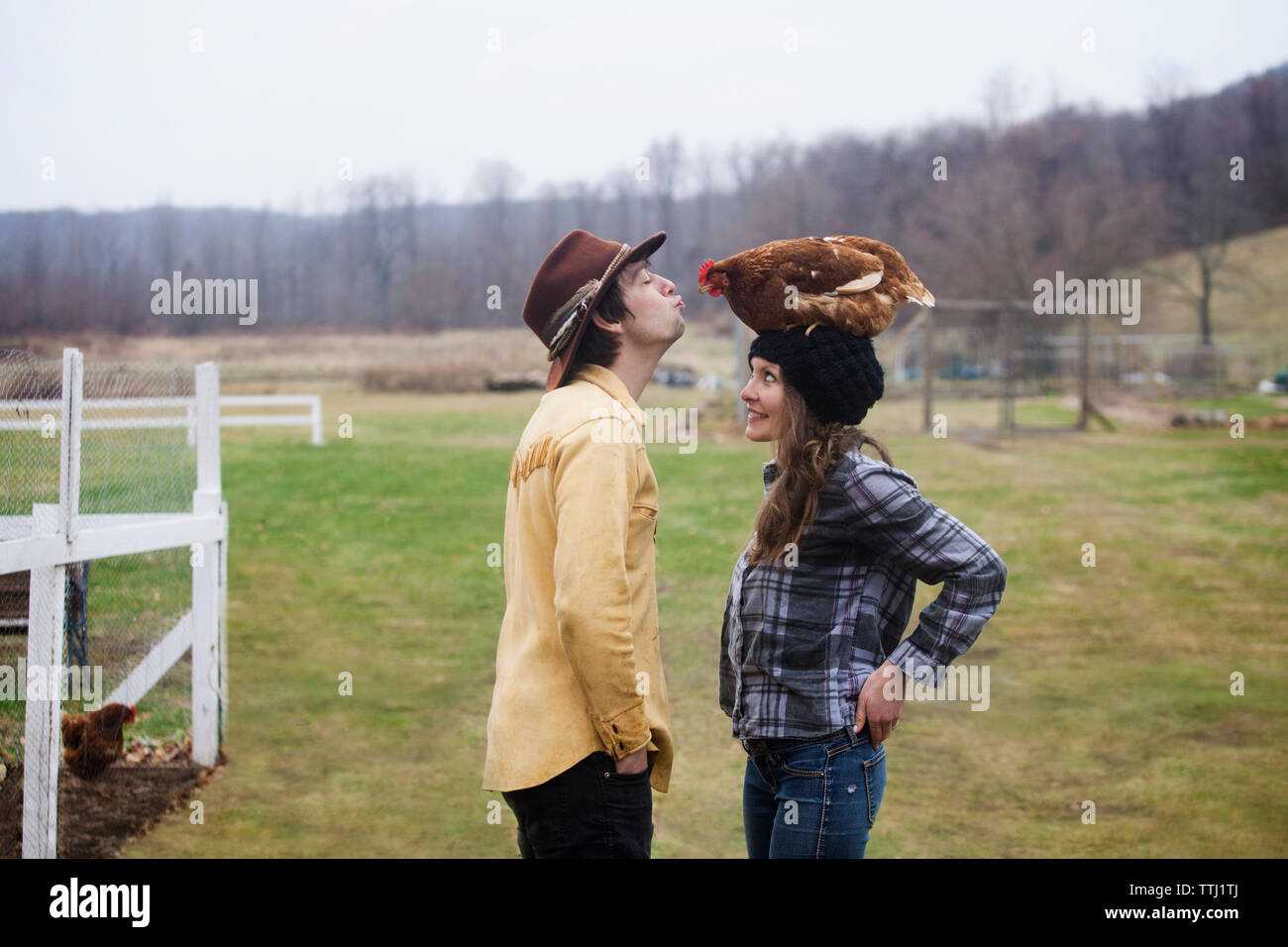 Chicken hat hi-res stock photography and images - Alamy