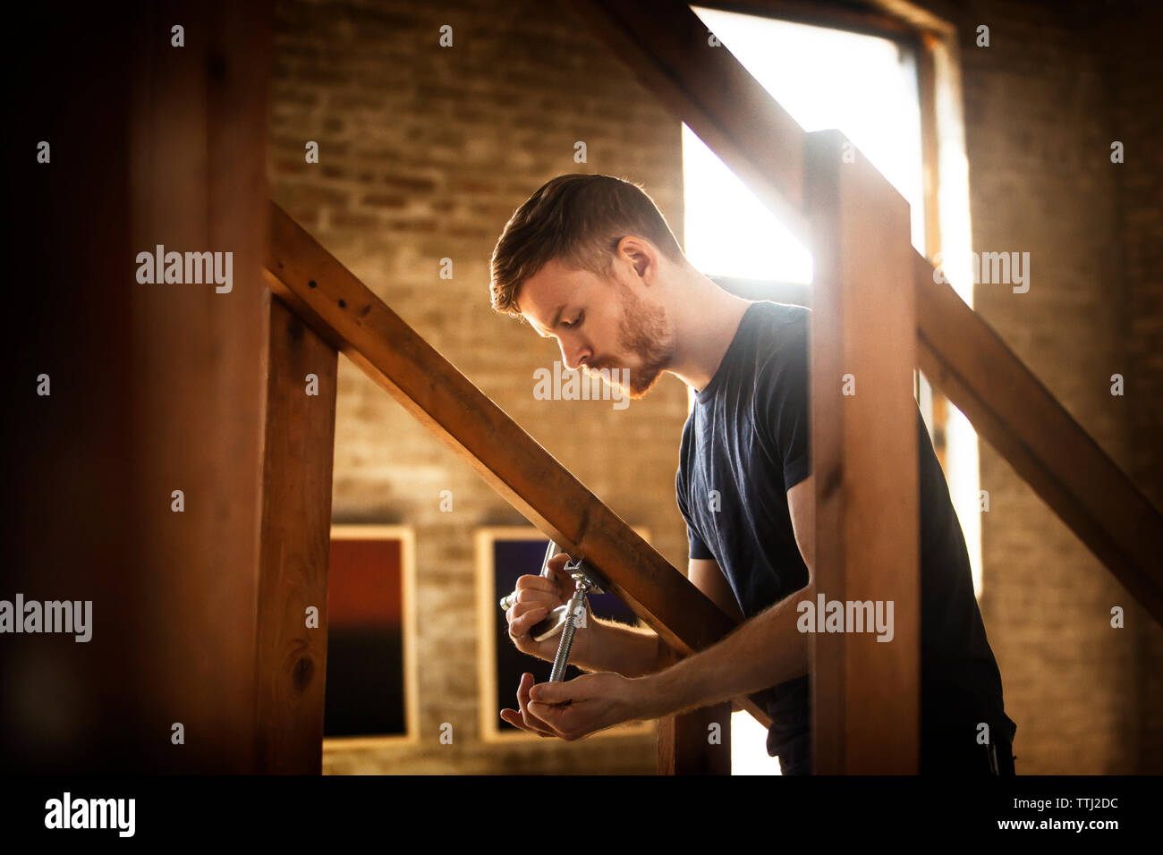 Man clamp hi-res stock photography and images - Alamy