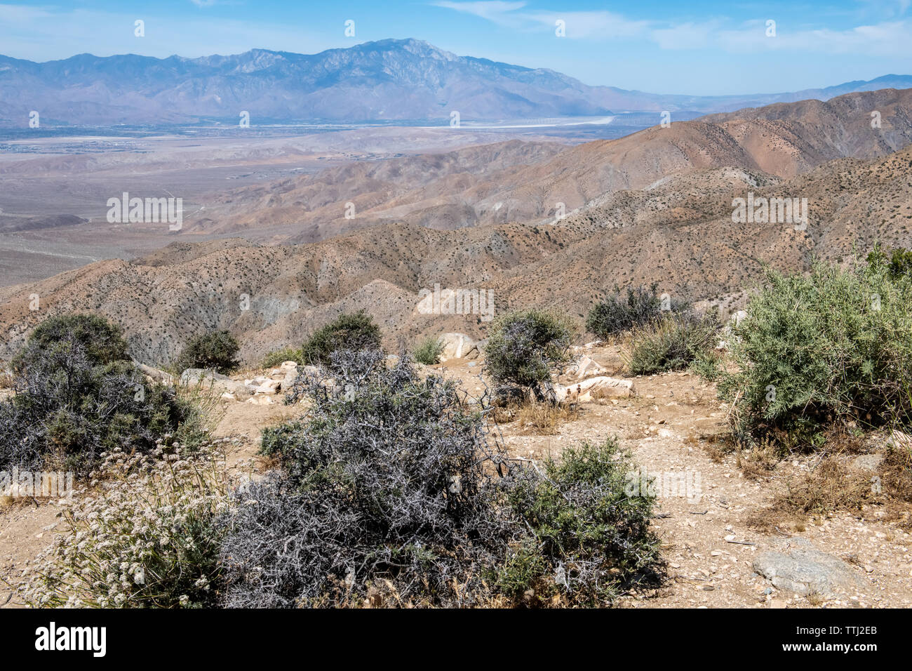 Keys View in Joshua Tree National Park in Southern California, USA ...