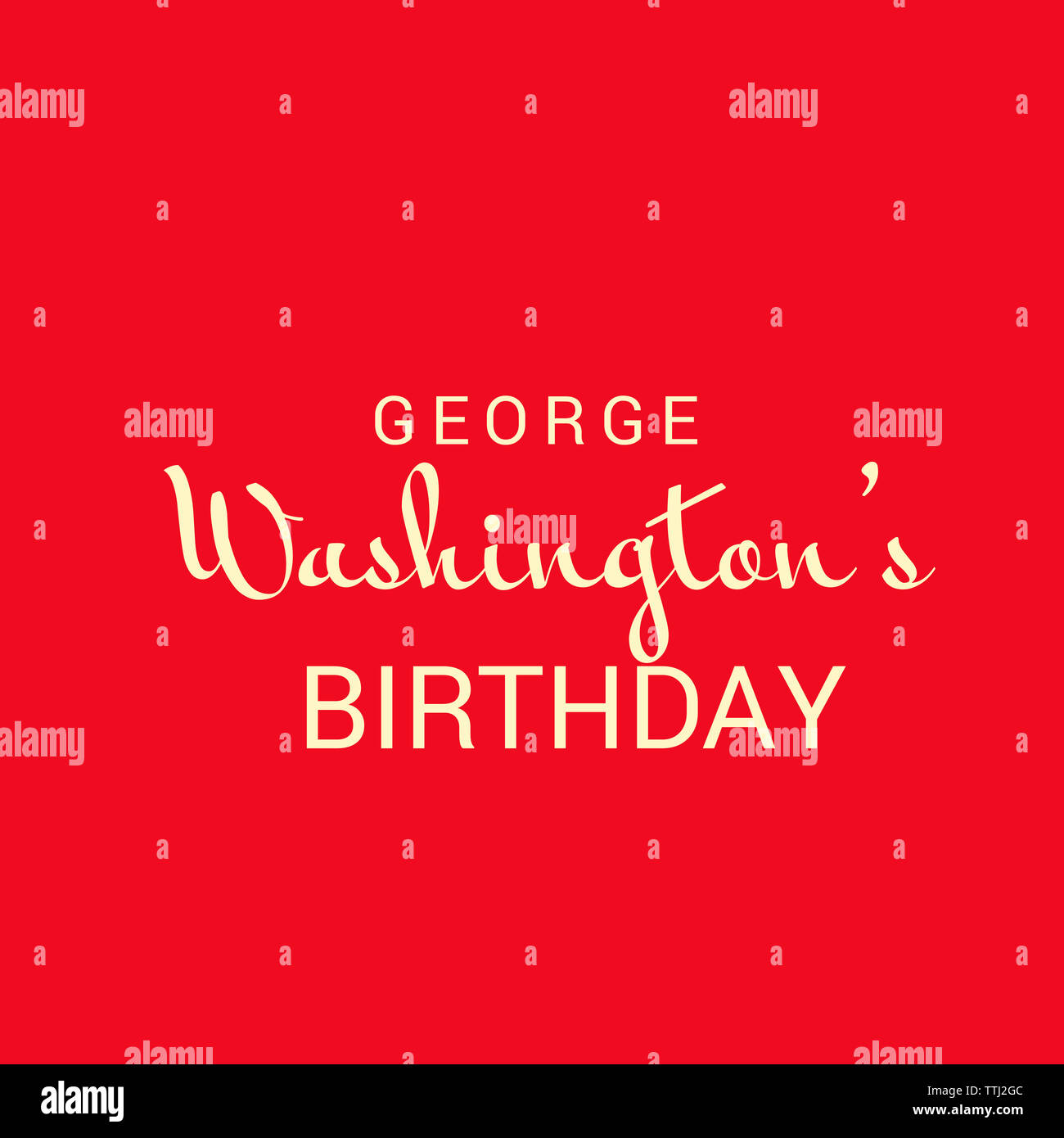 illustration of a background for George Washington's Birthday Stock ...