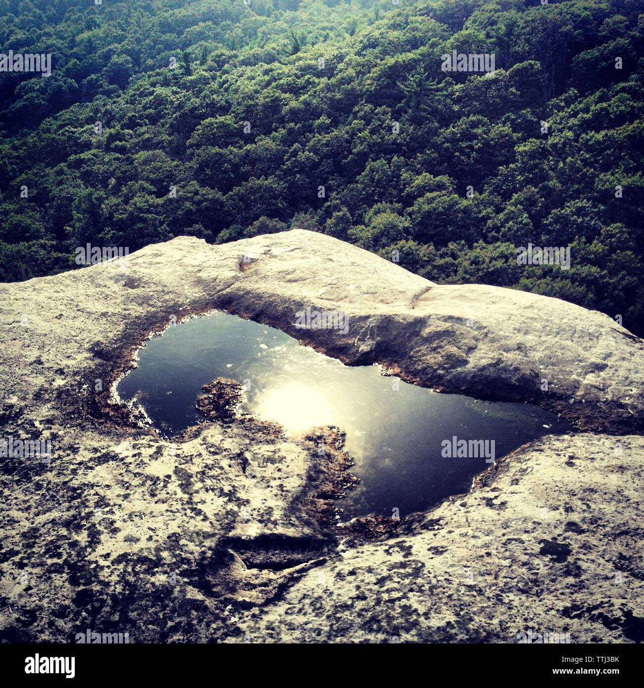 Puddle on rock hi-res stock photography and images - Alamy