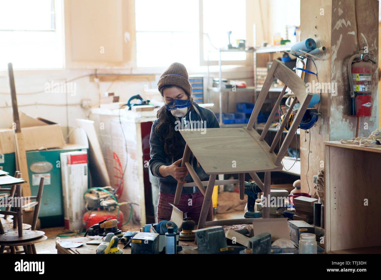 Carpenter work chair hi-res stock photography and images - Alamy