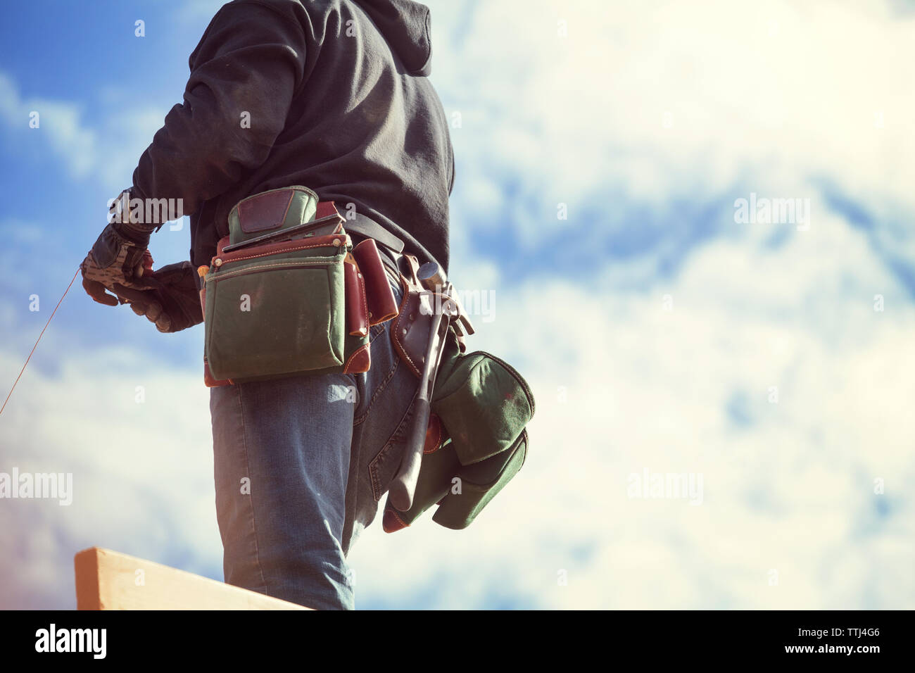 Carpenter roof hi-res stock photography and images - Alamy