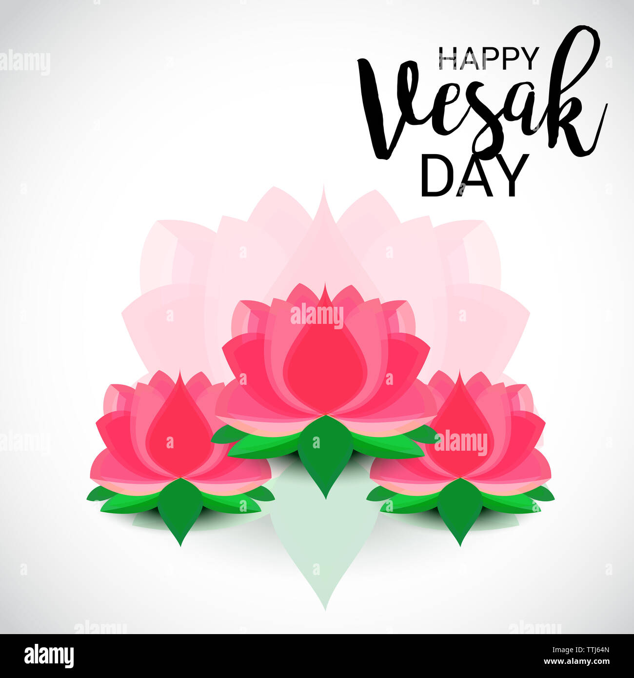 illustration of a background for Happy Vesak Day Stock Photo - Alamy