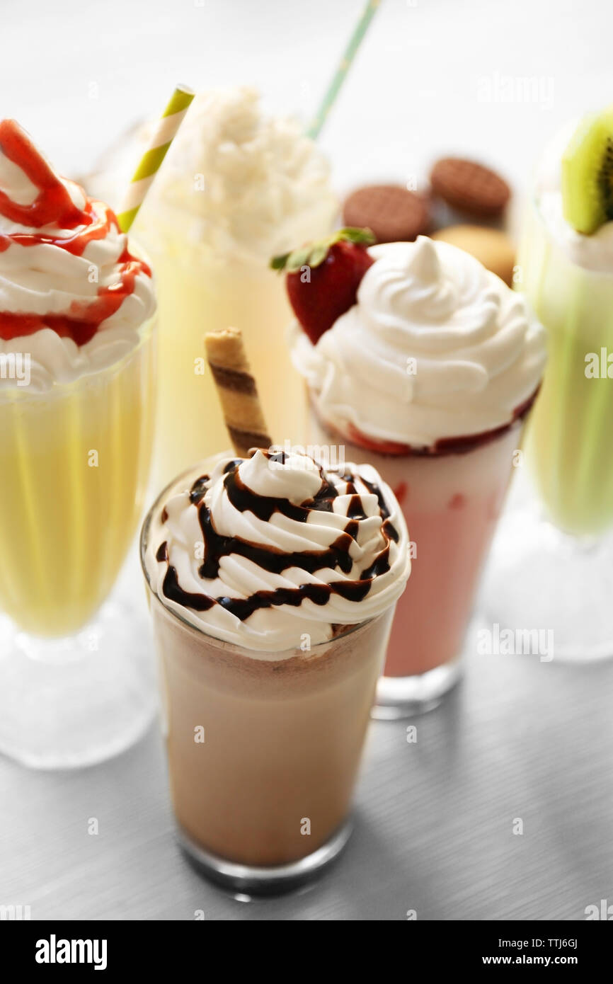 Kiwi milkshakes hi-res stock photography and images - Alamy