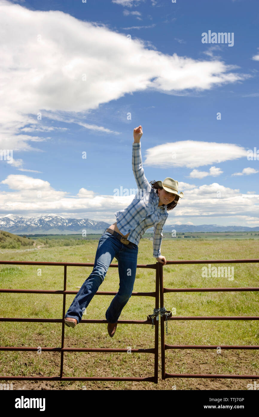 Jumping gate hi-res stock photography and images - Alamy