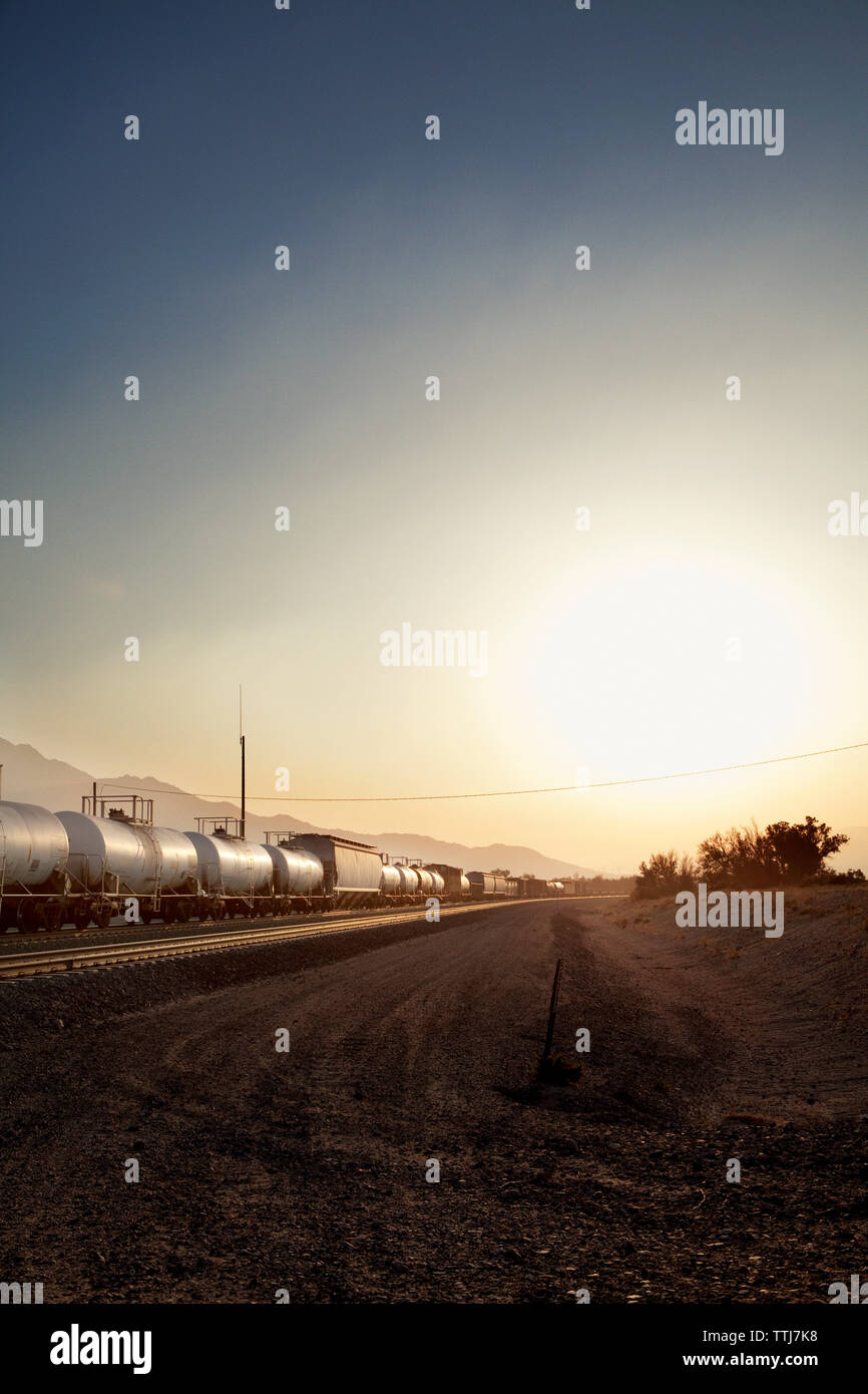 Freight train track hi-res stock photography and images - Alamy