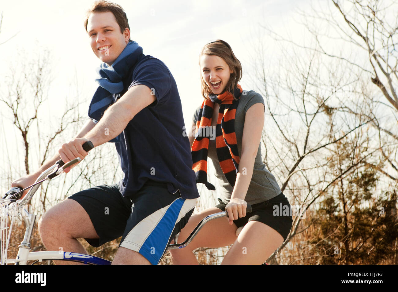 Tandem couple hi-res stock photography and images - Alamy