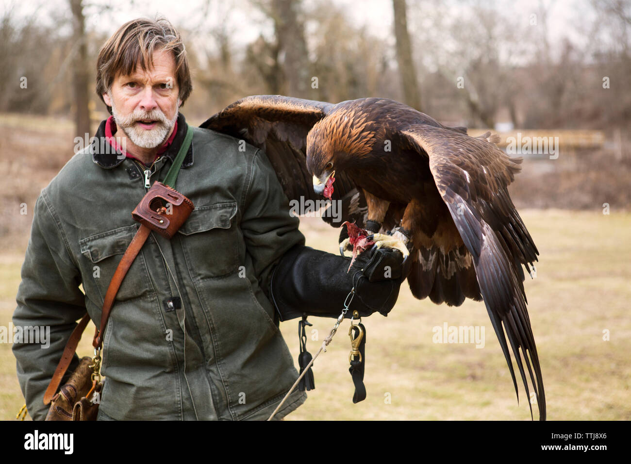 Bird eating man hi-res stock photography and images - Alamy