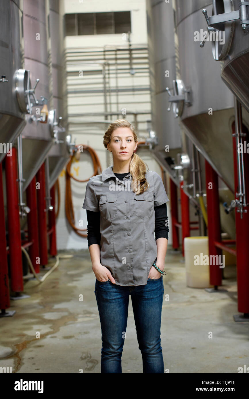 Portrait Female Factory Worker Stock Photos & Portrait Female Factory ...